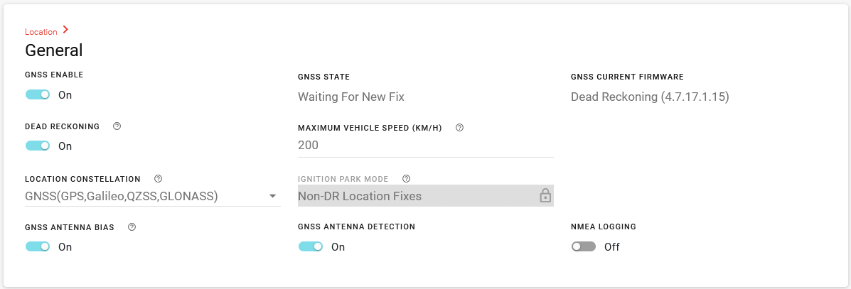 Configuring GNSS and Location Reports - XR80-5.1 - Sierra Wireless