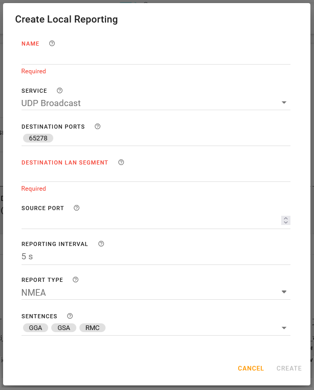 Configuring GNSS and Location Reports - XR80-5.1 - Sierra Wireless