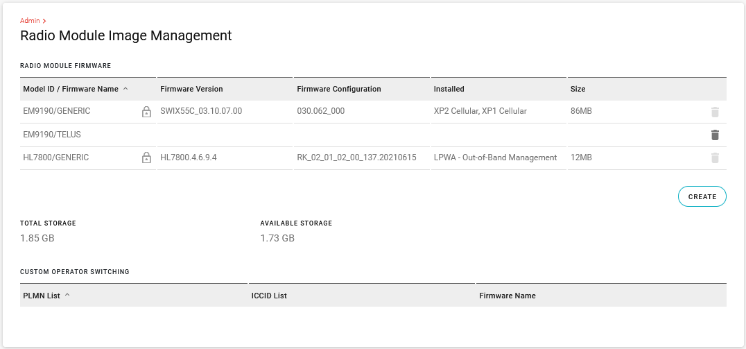 Radio Module Firmware Image Management - XR80-5.2 - Sierra Wireless